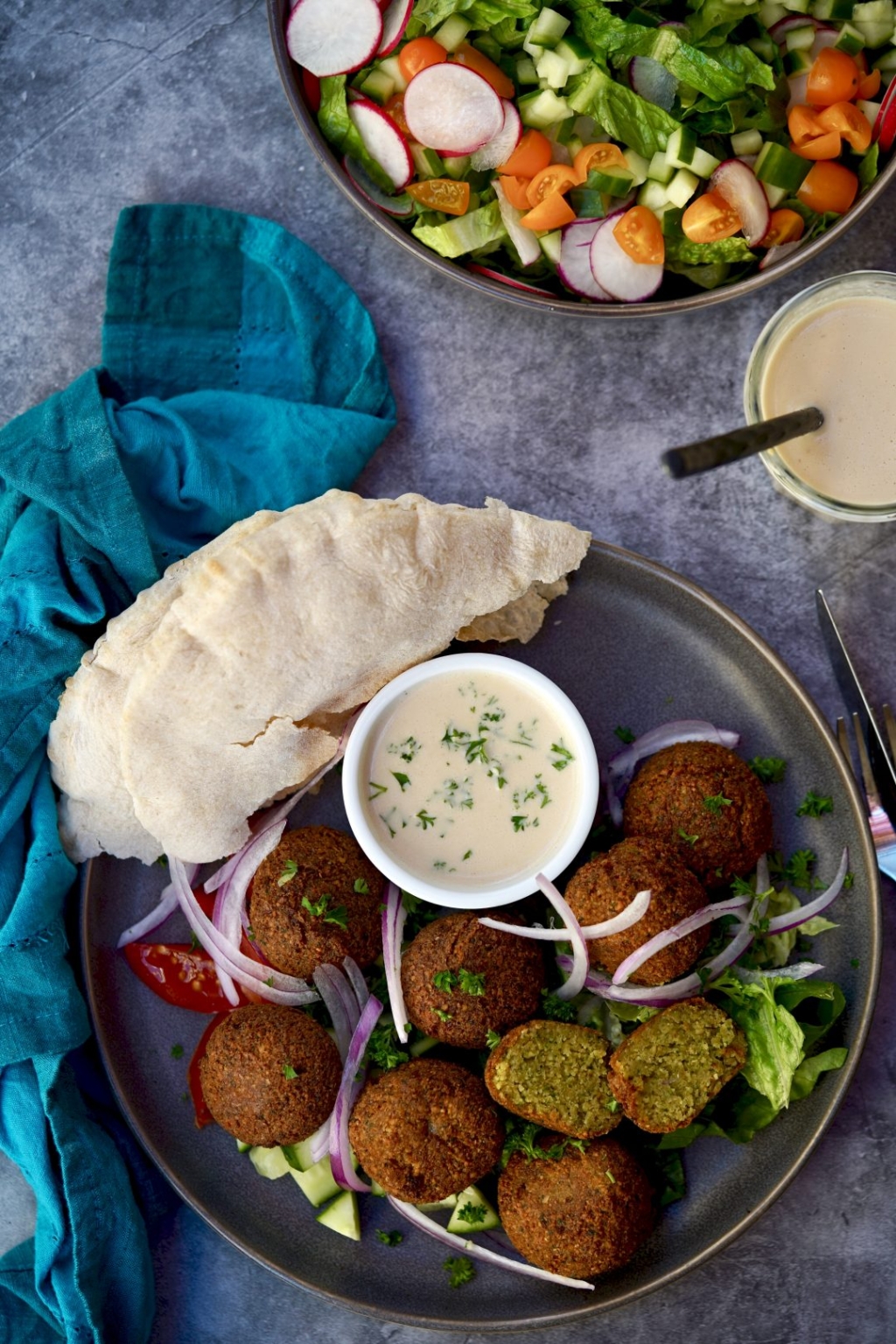 Homemade Falafel With Tahini Sauce - Simmer + Sauce